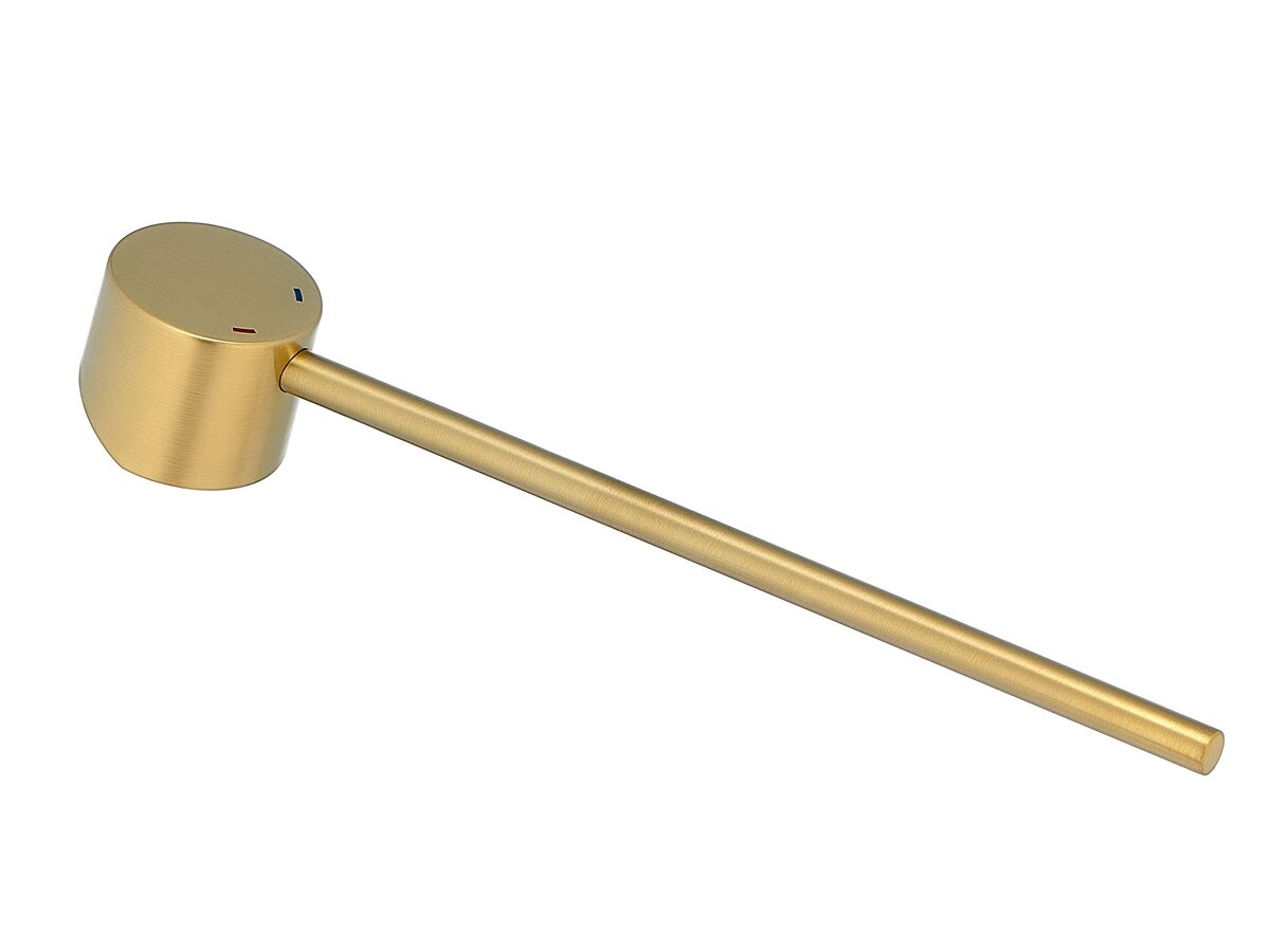 Mizu Drift MK2 Basin Mixer Extended Lever Only Brushed Brass from Reece