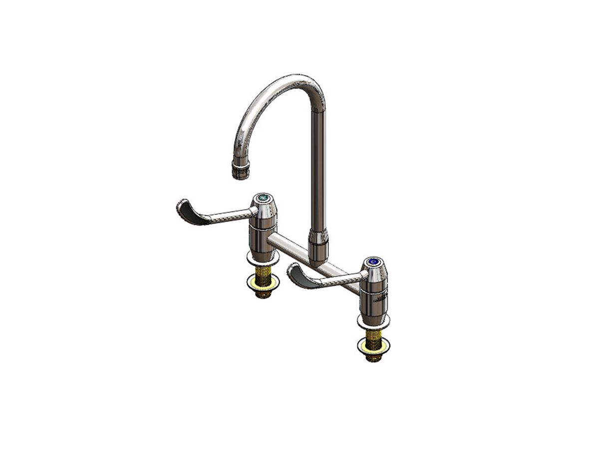 Enware Hospital Surgeons Hob Basin Set Type 50 (3 Star) from Reece