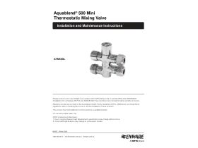 Aquablend Undersink Mini Thermostatic Mixing Valve Chrome ATM500L Lead ...