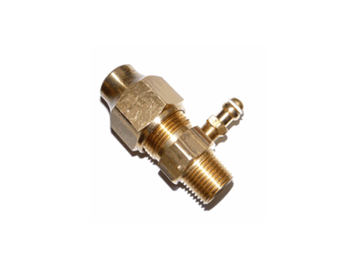 1/2 BSP M x 3/4 SAE Flare with Test Point from Reece