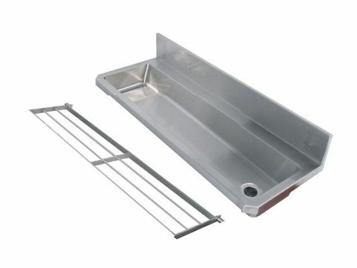 Wash Trough S5 1200mm Standard Tap Position Stainless Steel from Reece