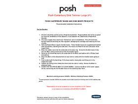 Posh Canterbury Gooseneck Sink Twinner Tap Large Cross Chrome (4 Star ...