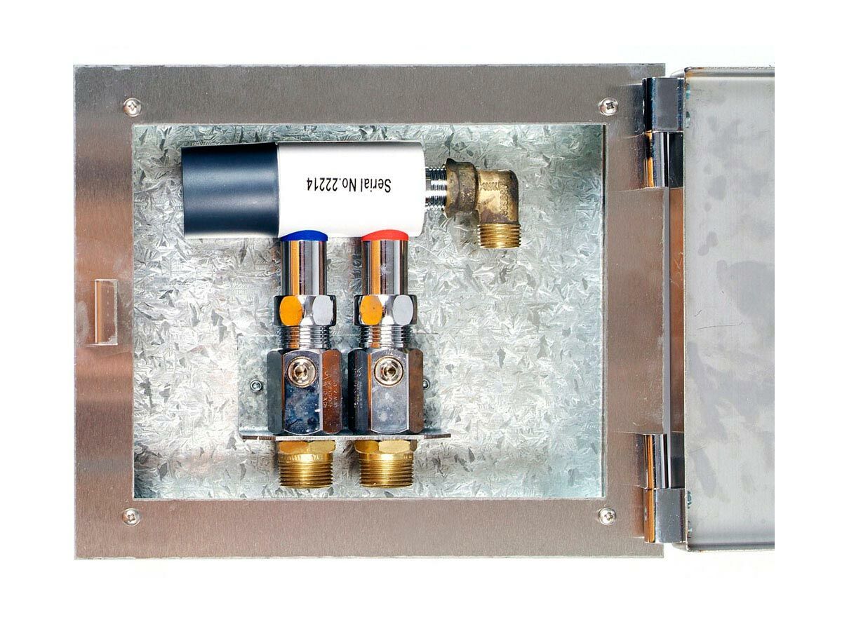 Stabitherm Thermostatic Mixing Valve In Stainless Steel Recess Box from ...