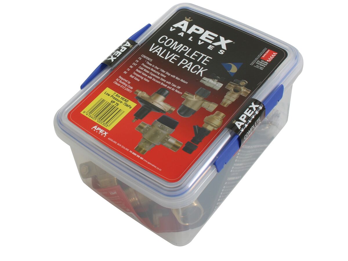 Apex Low Pressure Valve Pack 7.6M from Reece