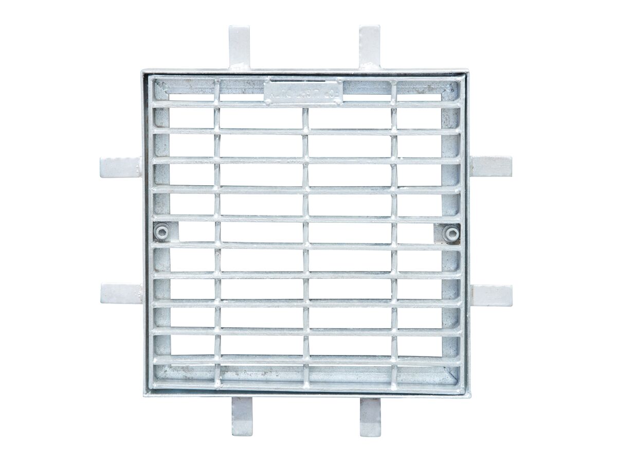 Steel Grate & Frame Galvanized 600mm x 600mm Class B from Reece