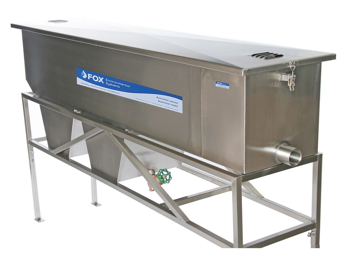 Fox Oil/Water Separator Only 3000 Litre Stainless Steel from Reece