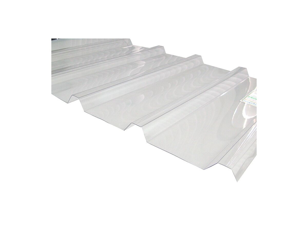 Fibreglass 5 Rib 2400G Ice Clear Per Lineal Metre from Reece