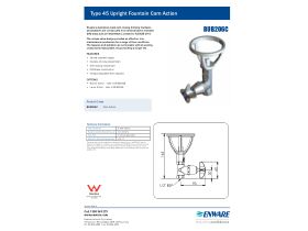 Enware Bubble Cock T45 Upright with Guard 15mm (6 Star) from Reece