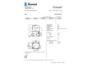 Tecumseh Compressor 3HP R22 MHBP TFH4540F V from Reece