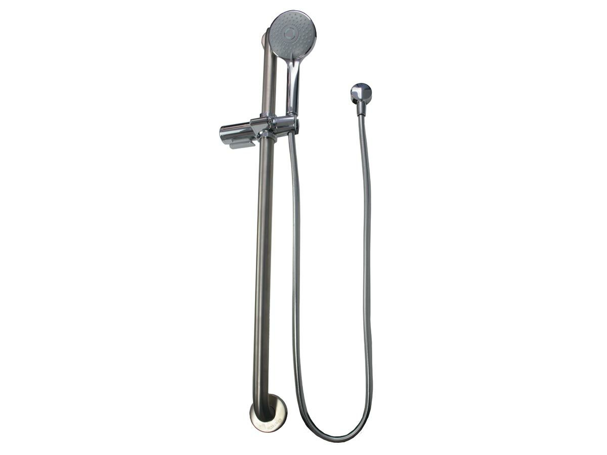Gentec Hand Held Shower Set Adjustable Bracket Hose and Massage Spray ...