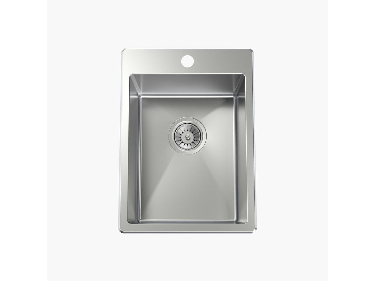 Clark Square Flushline Sink 25 Litre 1 Taphole from Reece