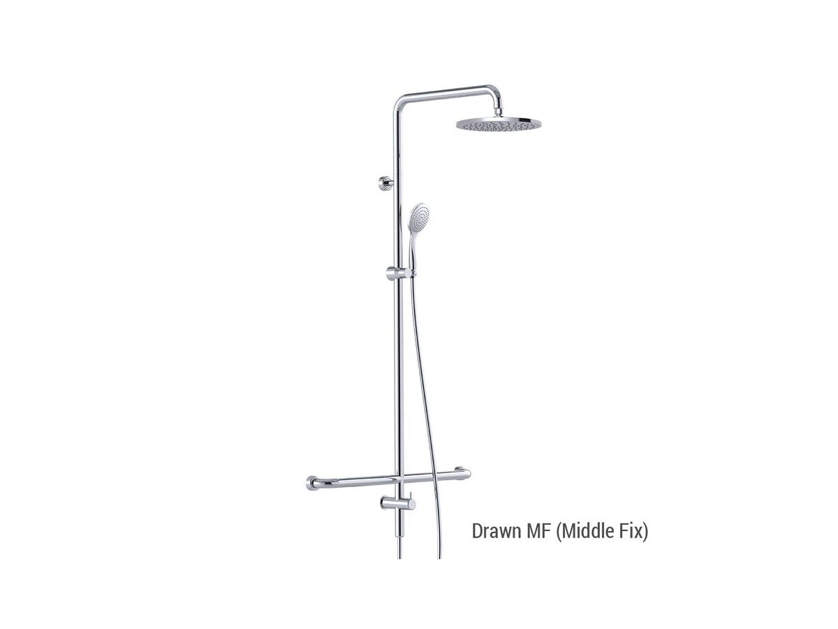 Con-Serv Cosmic Streamjet Linear Twin Shower Middle Fix 45cm Arm (3 ...