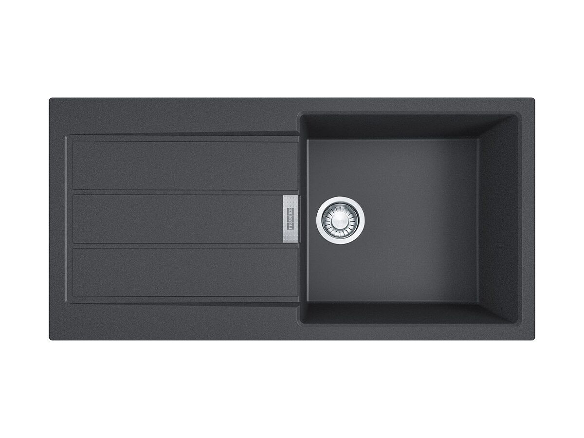 Franke Sirius S2D611CB Tectonite Inset Single Bowl Sink with Drainer ...