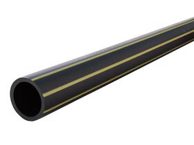 PE Gas Pipe Yellow SDR17 PE100 63mm x 6mtr from Reece