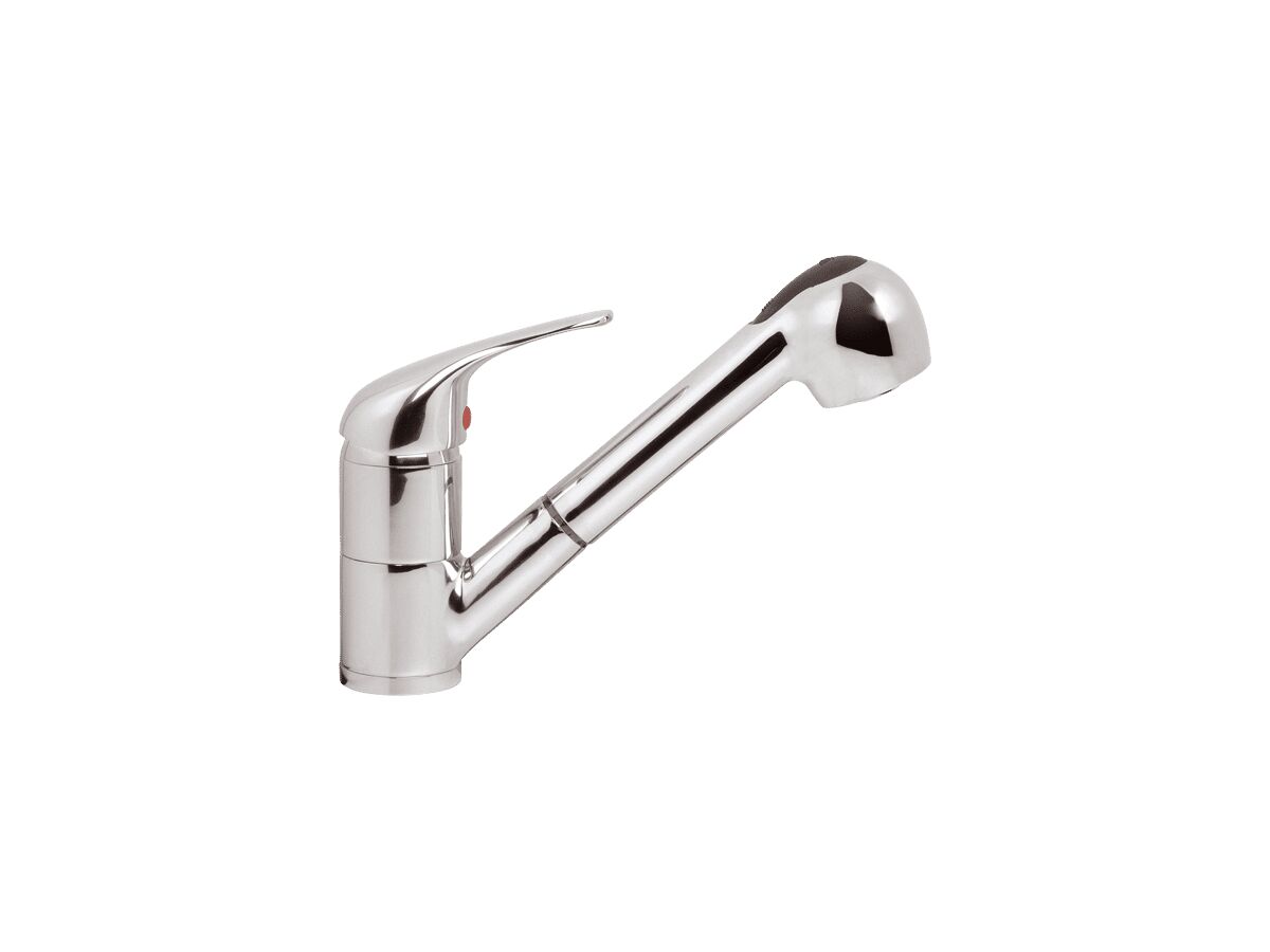 Abey Mixmaster Sink Mixer Tap with Pull Out Spray Chrome (4 Star) from ...