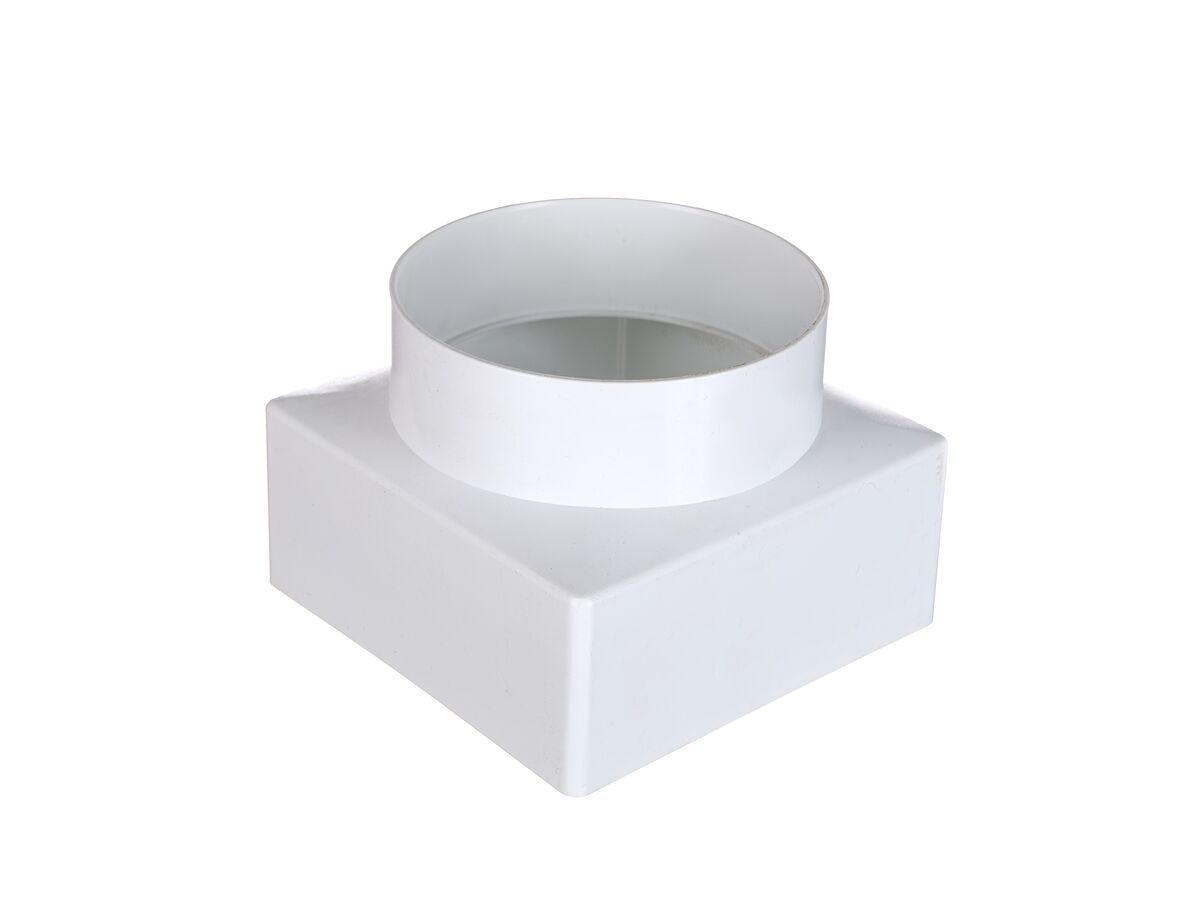 PVC Stormwater Downpipe Adaptor 100mm x 100mm x 90mm from Reece