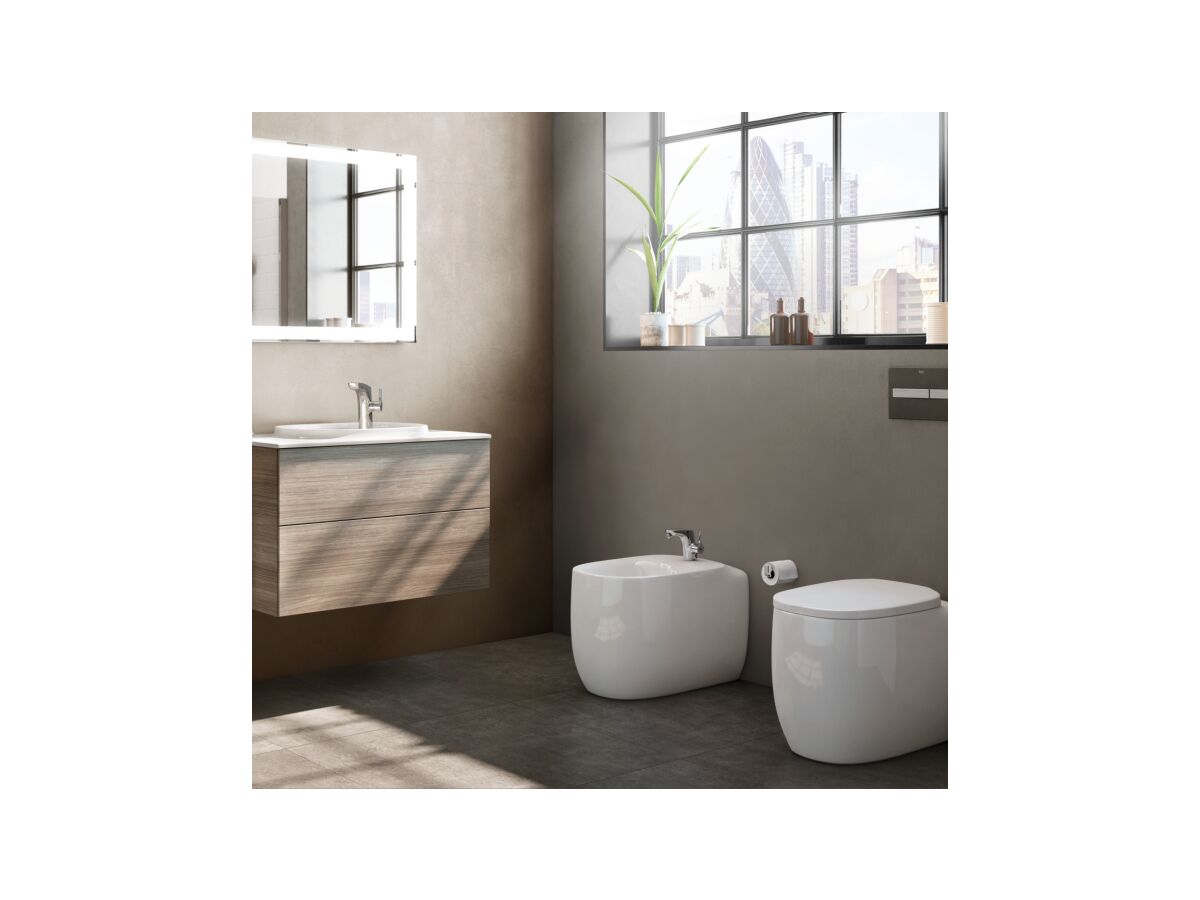 Roca Beyond Back to Wall Rimless Pan & Soft Close Quick Release Seat (4 ...