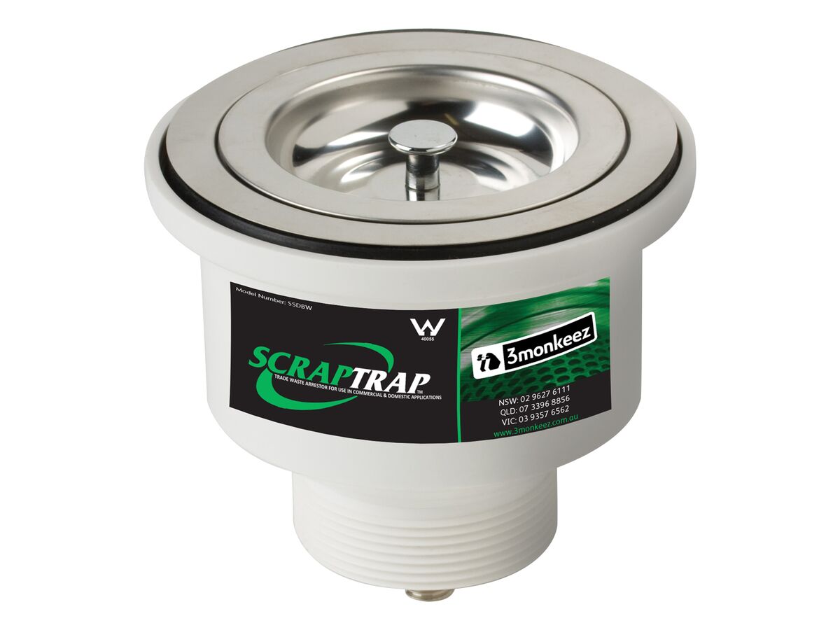 Smart Sink Waste 90mm with Removable Basket from Reece