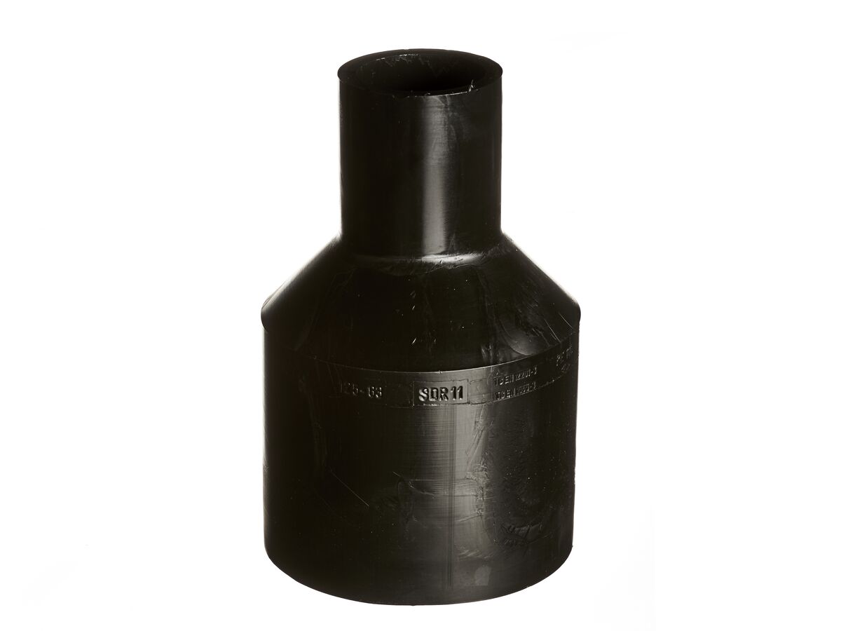 PE Long Spigot Reducer PE100 SDR11 125mm x 63mm from Reece