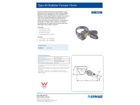 Enware Type 63 Bubbler Drink Fountain Push Button Action (6 Star) from ...