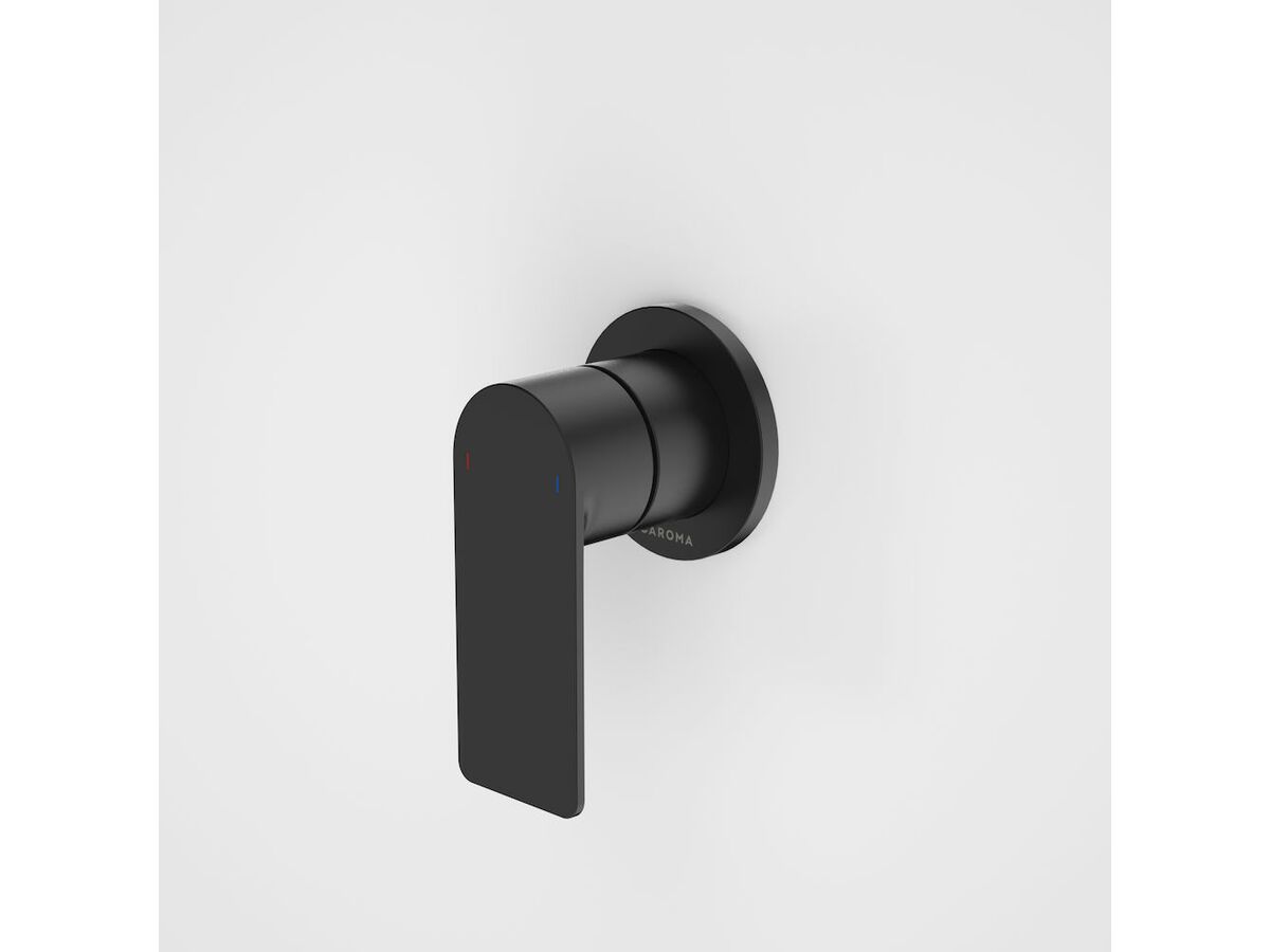 Caroma Urbane II Bath / Shower Mixer Round Cover Plate Matte Black from ...