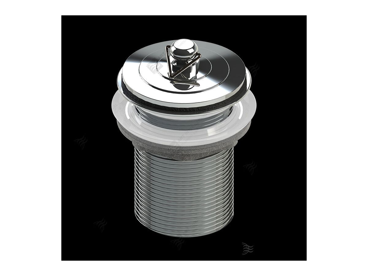 Brass Plug & Waste with Deluxe Plug Chrome from Reece