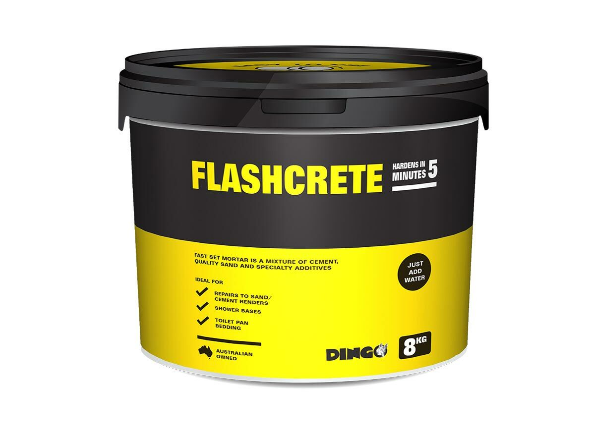 Dingo Flashcrete 8Kg from Reece