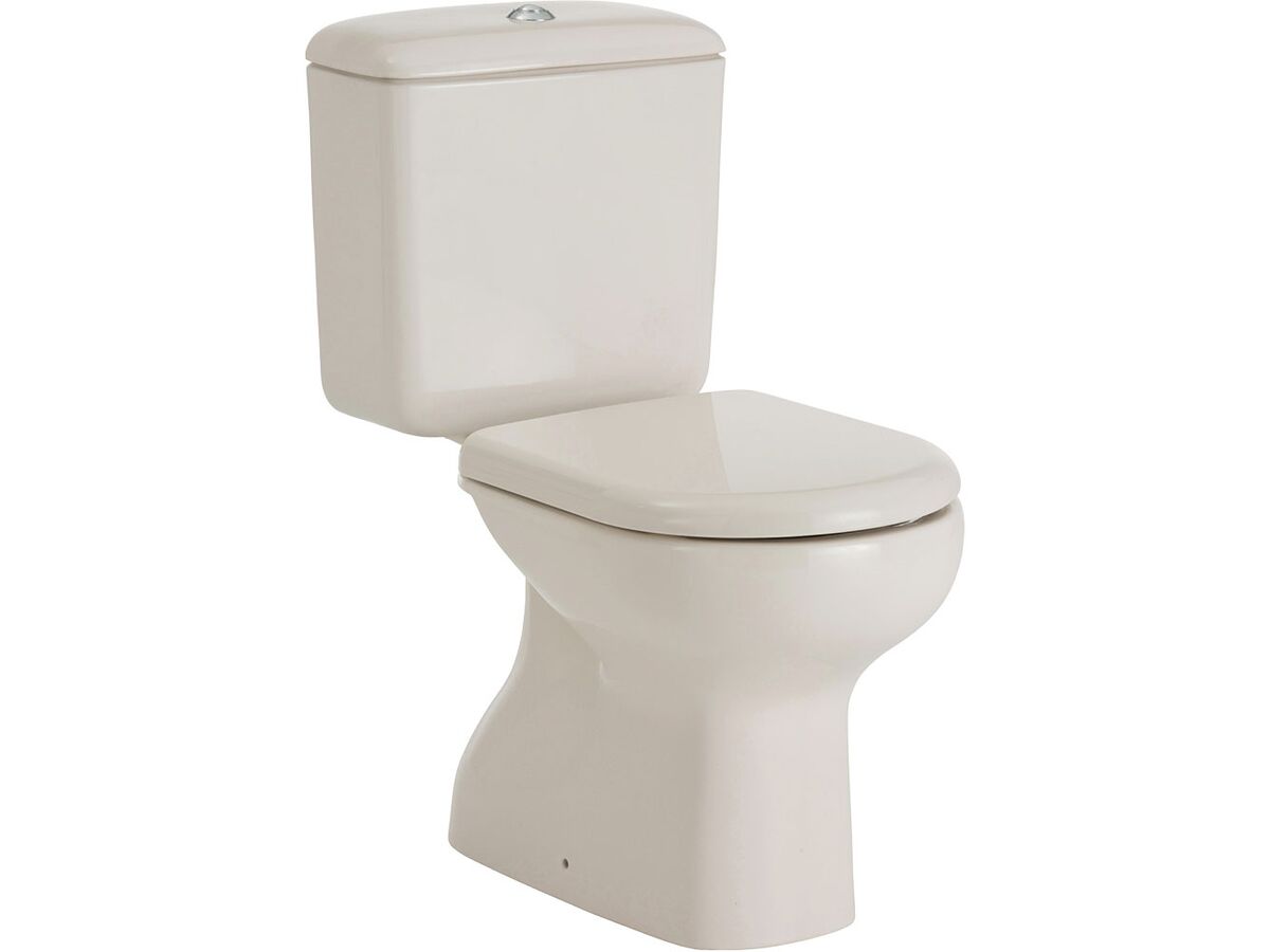 Liwa Close Coupled Toilet Suite S Trap Ivory from Reece
