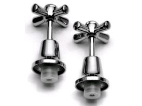 Easy Clean Basin Stops Chrome (Pair) from Reece