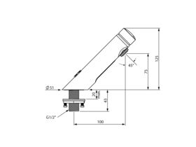 Enware Pillar Tap Temposoft 2 (6 Star) from Reece