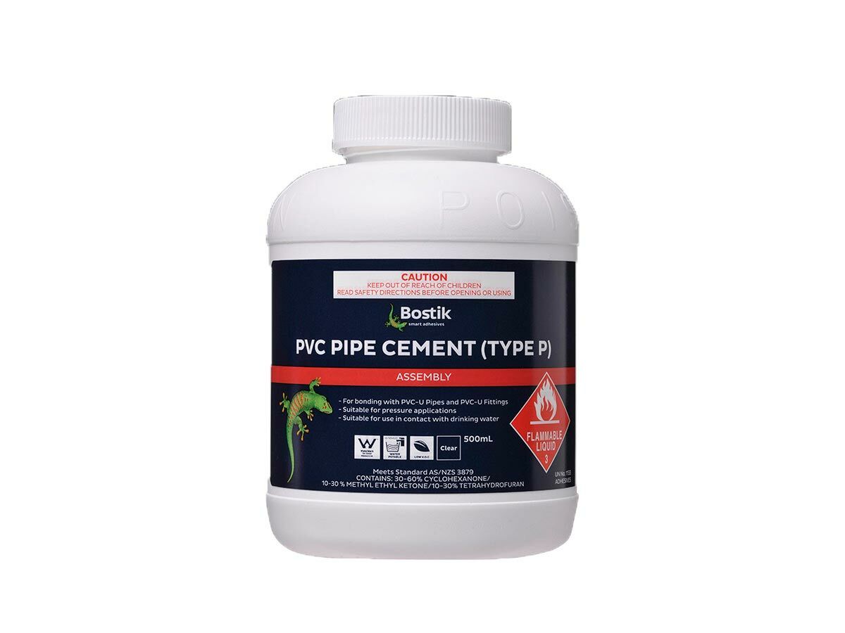 Solvent Cement Type P Pressure Clear 500ml from Reece