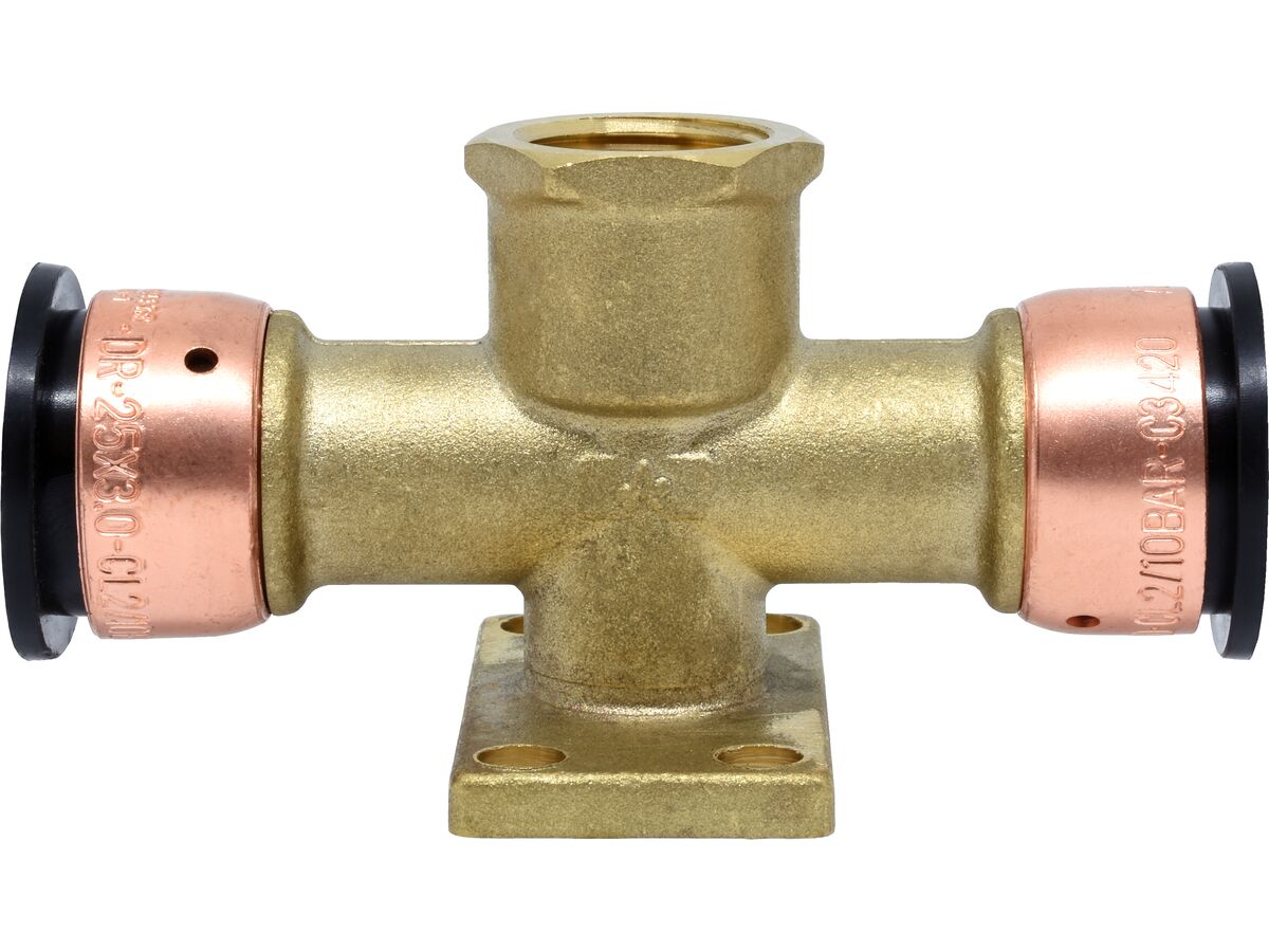 Auspex Fire Female Lugged Tee 25mm x 15mm from Reece