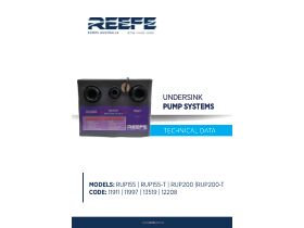 QubeX QUP155-T Undersink Lifting System with REEFE RVS155 Sullage Pump ...