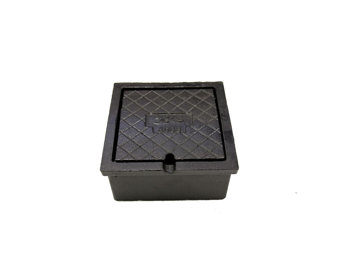 Stop Box Cover Heavy (Fitzroy) 150mm x 150mm Cast Iron from Reece