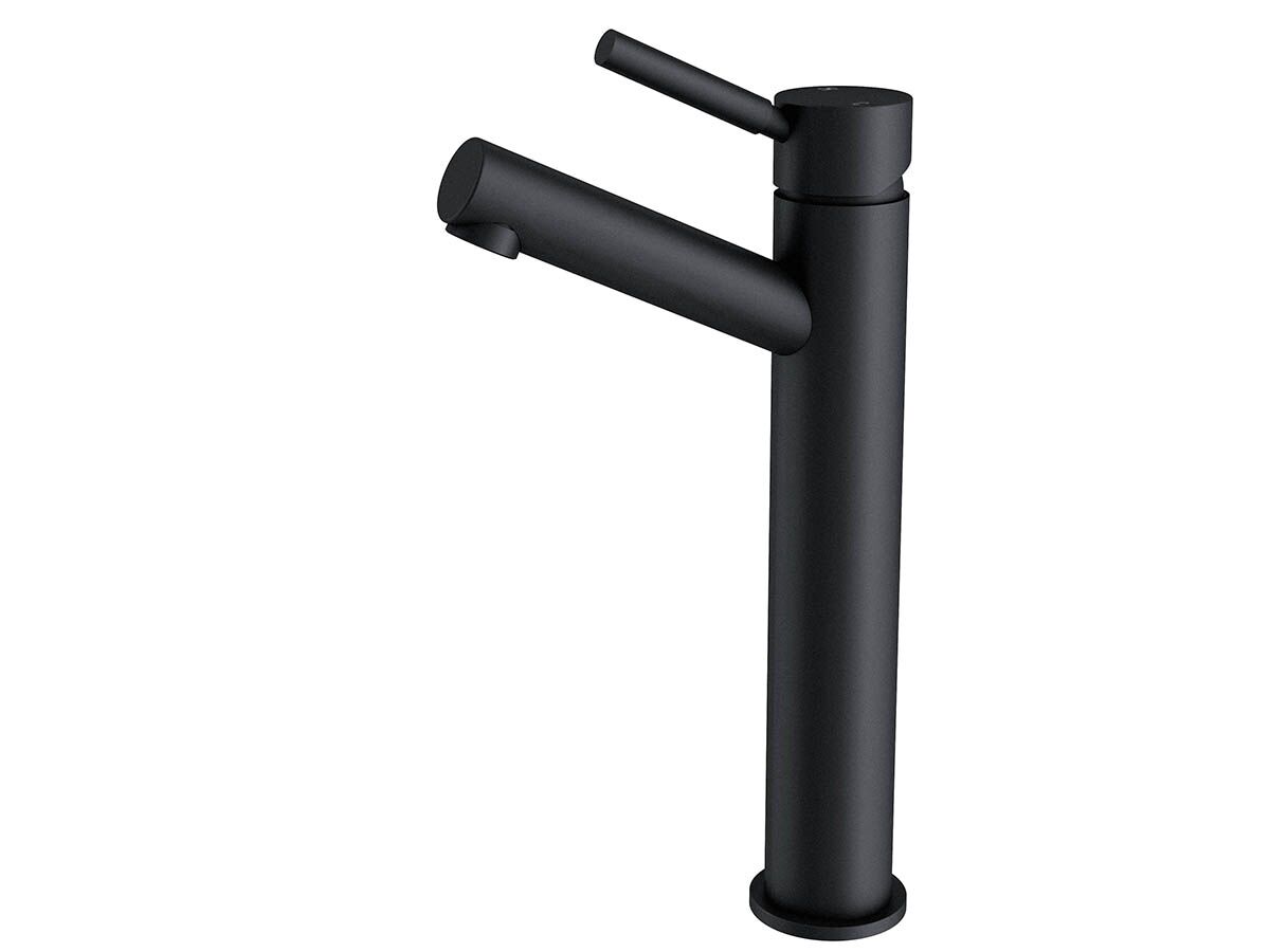 Mizu Drift Extended Basin Mixer Tap Black (5 Star) from Reece