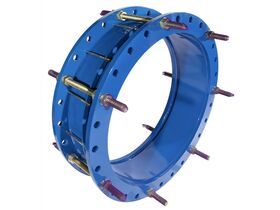 Thrust Type Dismantling Joint - Flanged to AS4087 B5 PN16 DN 375mm from ...