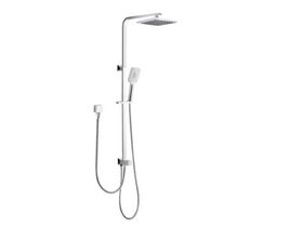 Mica Twin Hose Dual Shower Square Retrofit Chrome from Reece