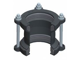 Viking Johnson Maxi Step Coupling Galvanised PN16 50-80mm from Reece