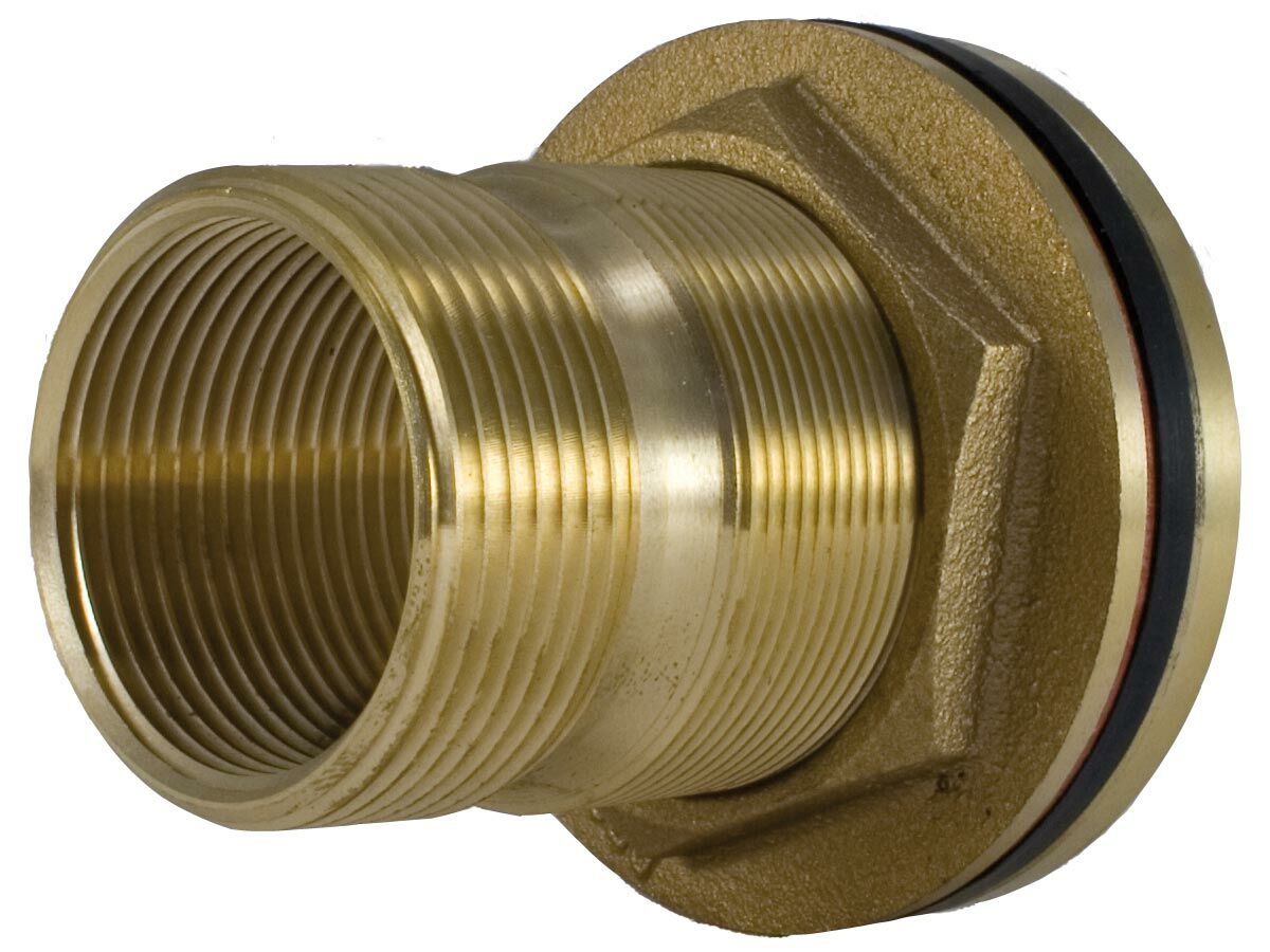 Brass Tank Outlet 50mm MI x 40mm FI from Reece