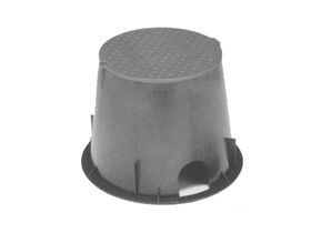 HR Commercial Valve Box Round with Lid 225mm from Reece