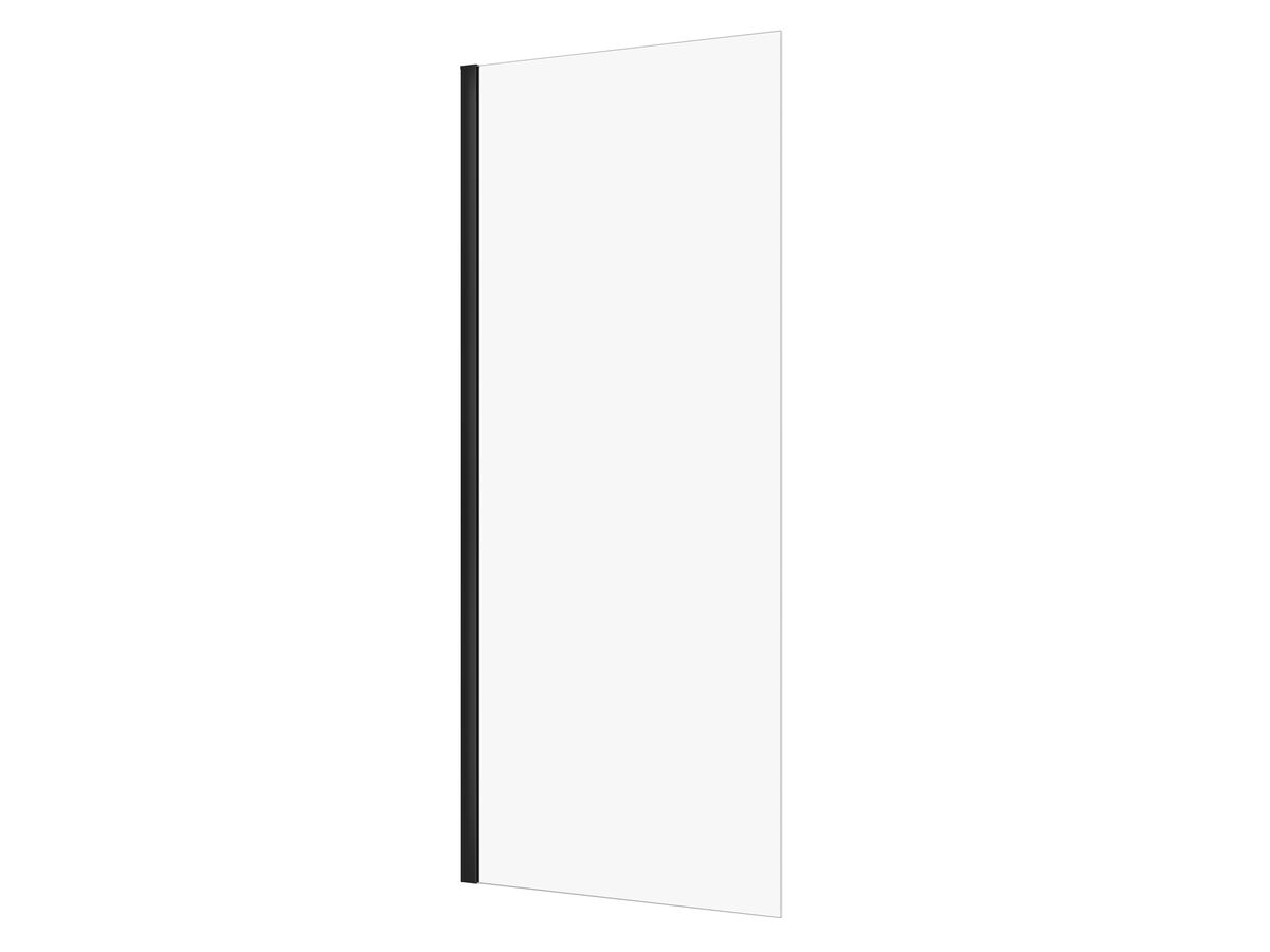 Kado Lux Frameless Rectangular Panel with Wall Channel Clear Glass ...