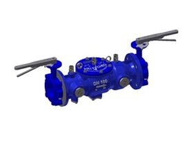 Valvcheq Backflow Double Check Valve Fire with Butterfly 100mm from Reece
