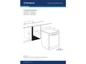 Westinghouse WSF6602WA Freestanding Dishwasher White 60cm (4.5 Star ...