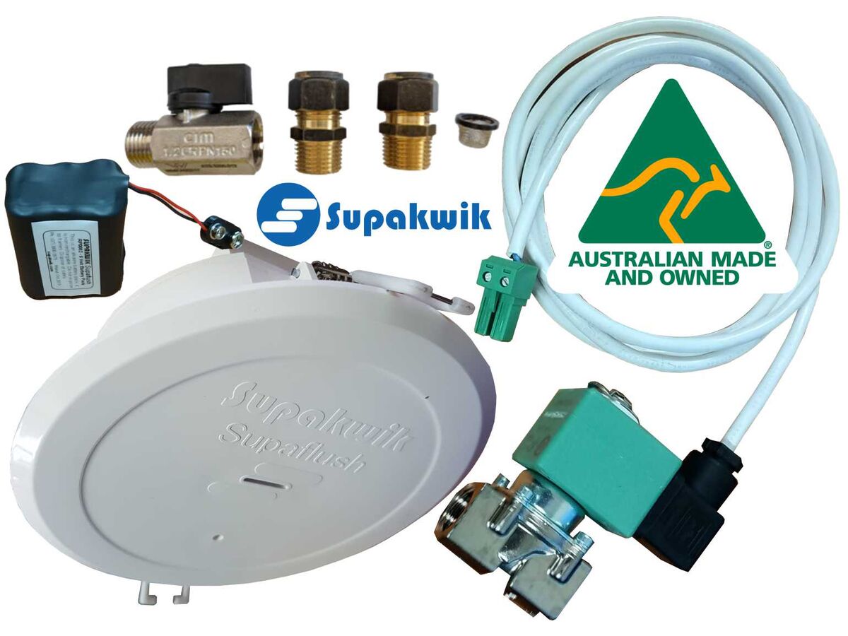 Urinal Flusher - Supaflush Ceiling Mount Kit - Battery from Reece