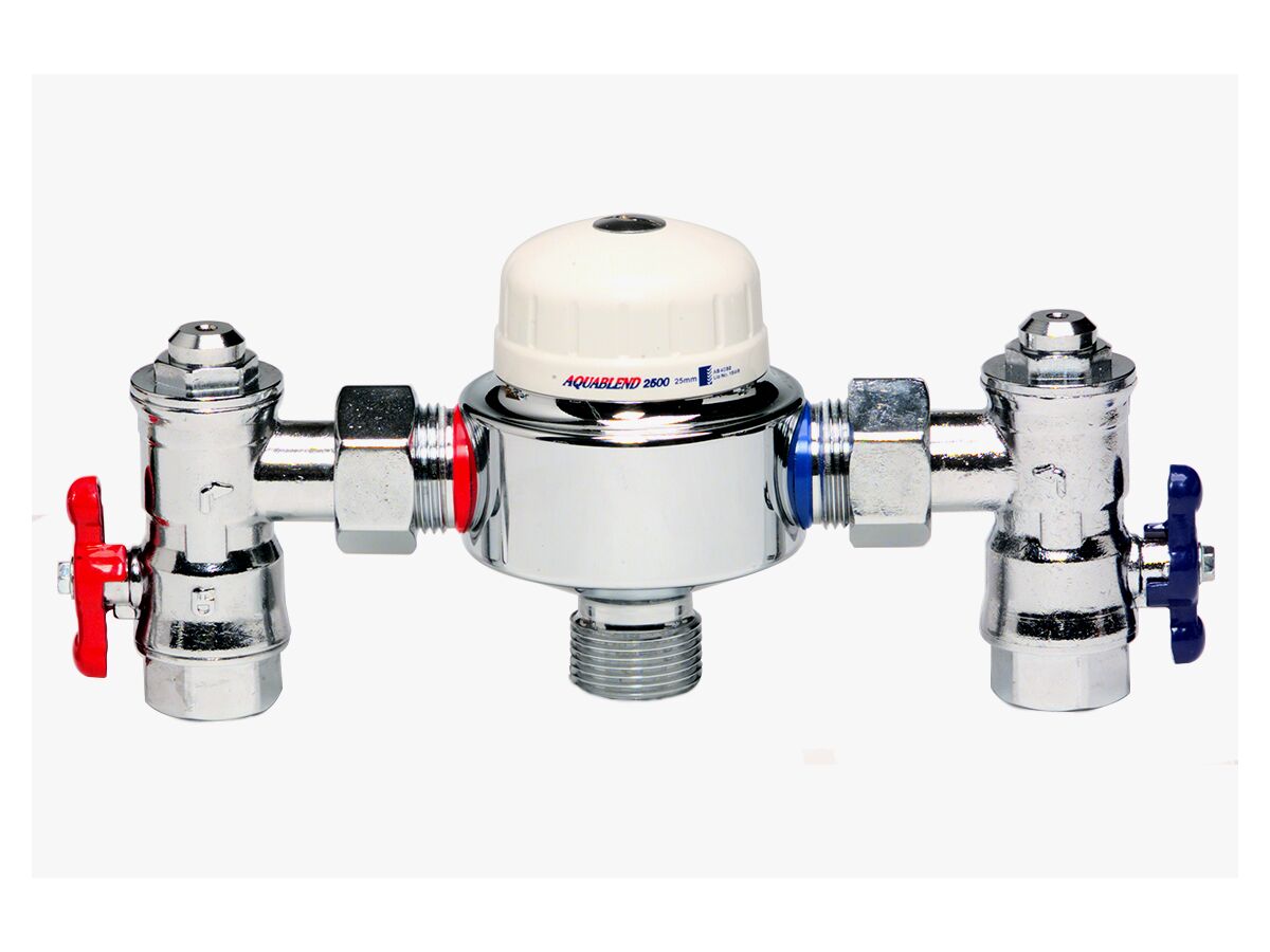 Aquablend 2500 Thermostatic Mixing Valve with 20mm Female Inlet from Reece