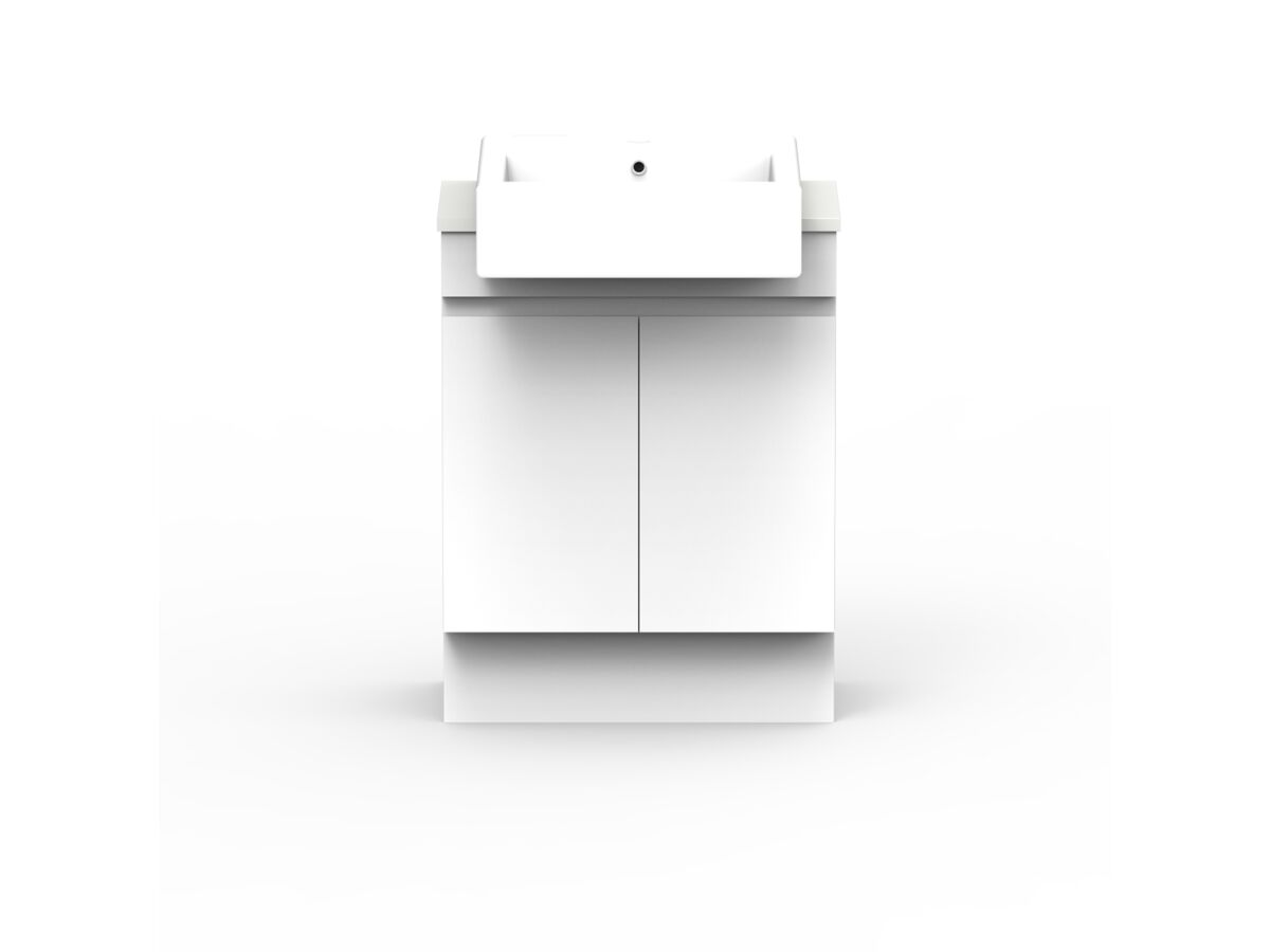 ADP Essence MKII 600mm Vanity Unit with Kick Semi-Recessed 2 Door (No ...