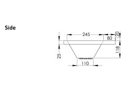 3Monkeez PT-7 Wallsend Pattern Trough 1500mm Long from Reece