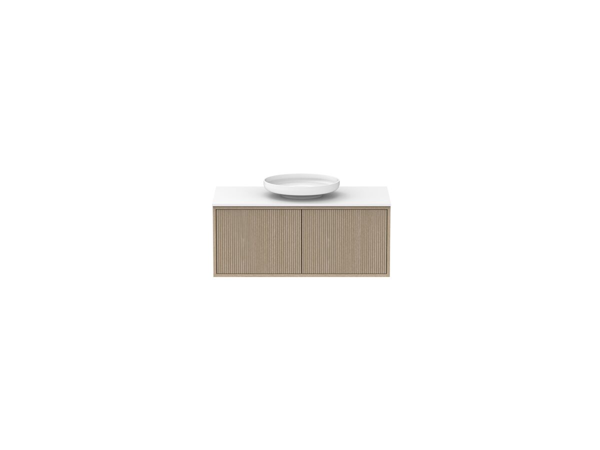 ADP Clifton Wall Hung Vanity 900 Centre Basin 20mm Cherry Pie Benchtop ...