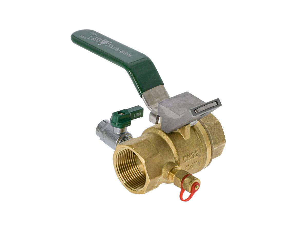 HVAC Ball Valve Female & Female 15mm with Test Plug and Mini Ball Valve ...