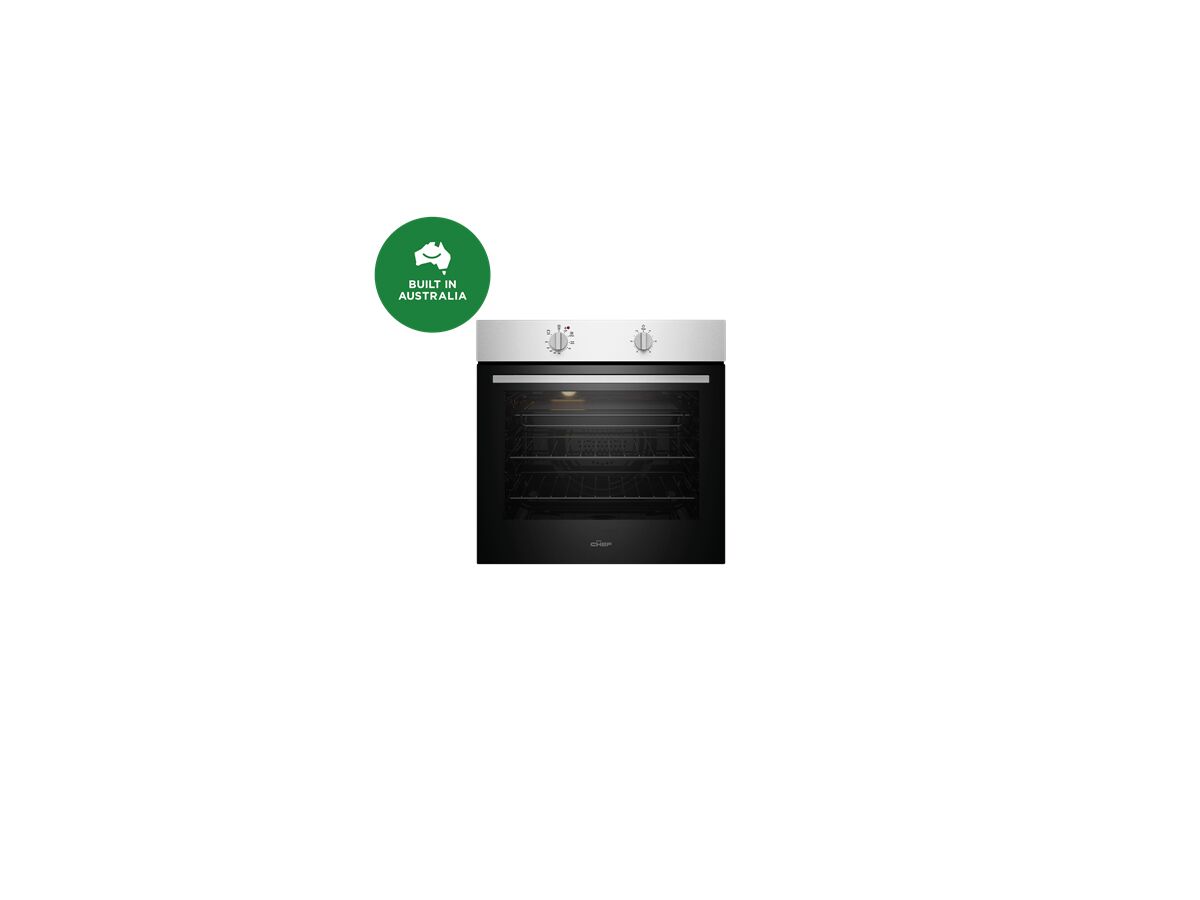 Chef CVE612SB Fan Forced Wall/Under Bench Oven Stainless Steel from Reece